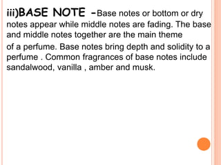 Perfumes introduction | PPTX