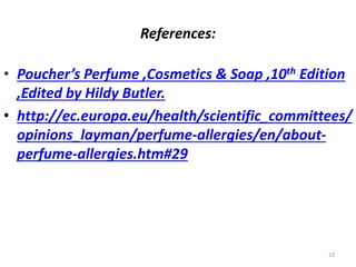 Perfumes And EU Regulations | PPTX
