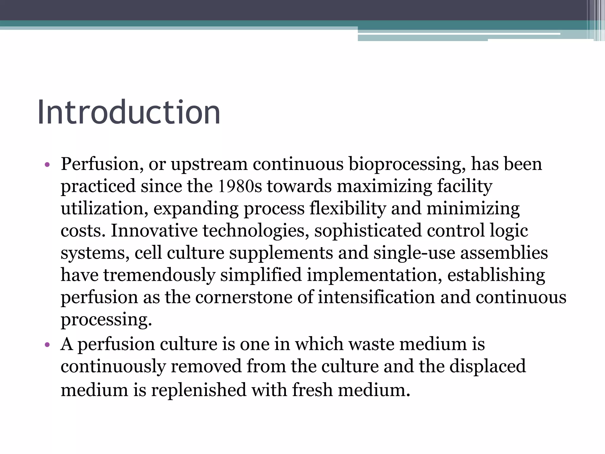 Perfusion Culture System | PPTX