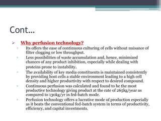 Perfusion Culture System | PPTX