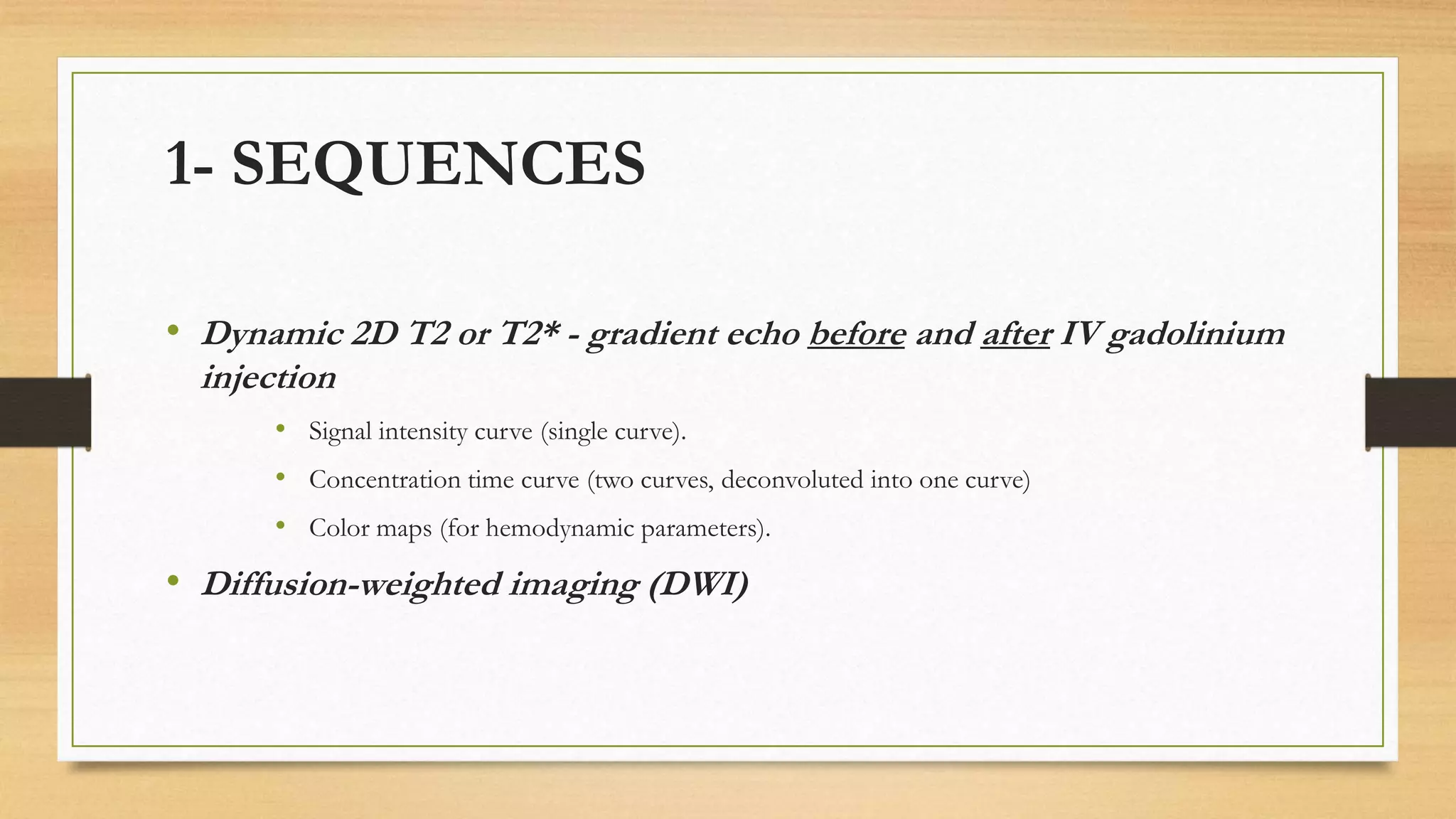Perfusion MRI (DSC and DCE perfusion techniques) for radiology ...