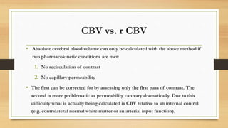 Perfusion MRI (DSC and DCE perfusion techniques) for radiology ...