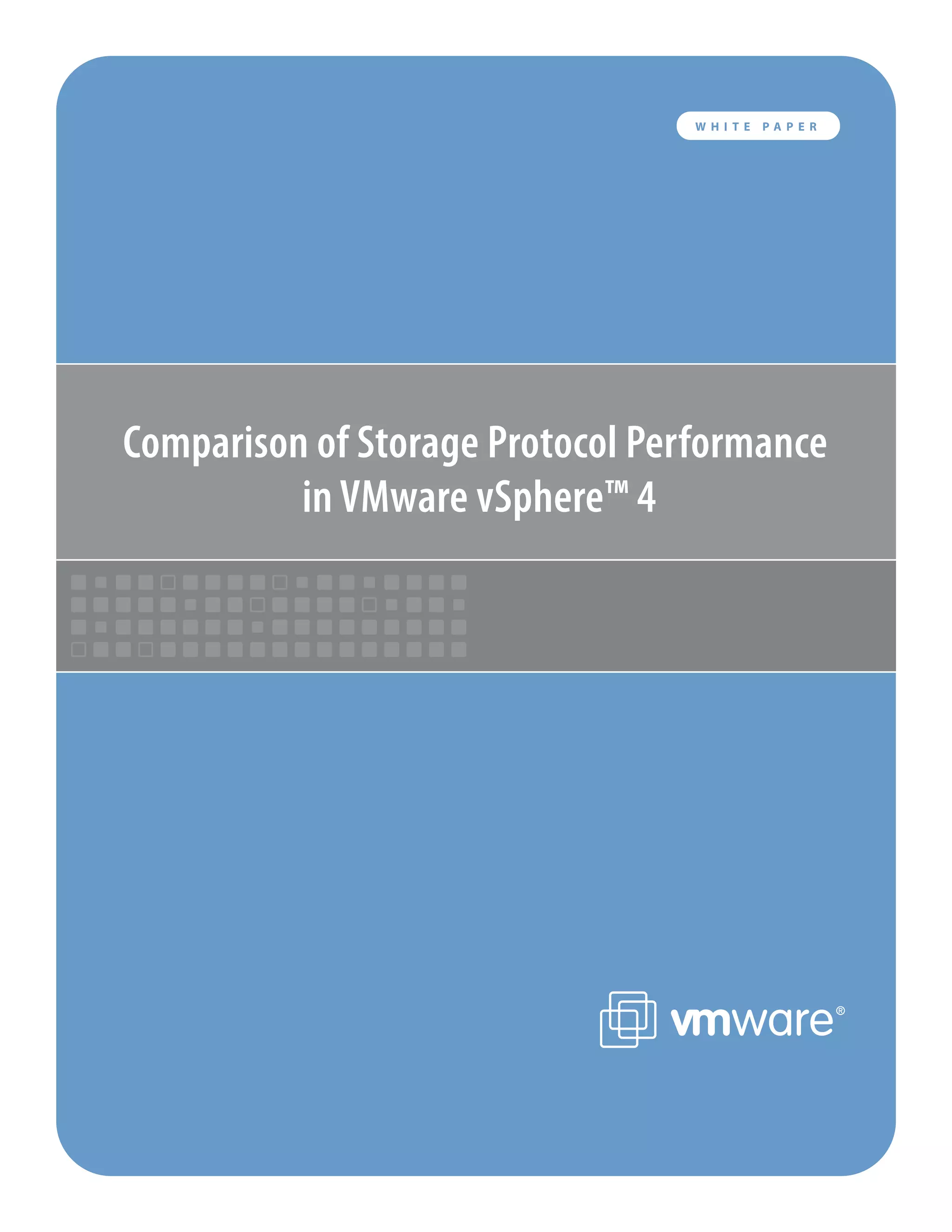 Perf Vsphere Storage Protocols | PDF