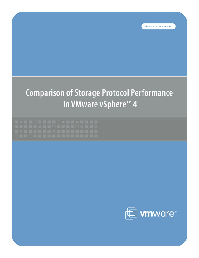 Perf Vsphere Storage Protocols | PDF