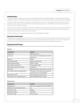 Perf Vsphere Storage Protocols | PDF