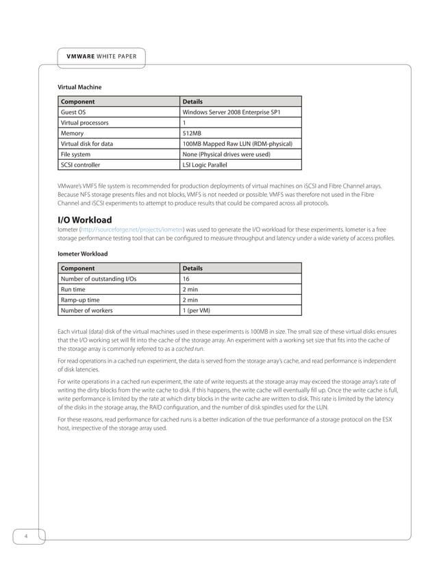Perf Vsphere Storage Protocols | PDF