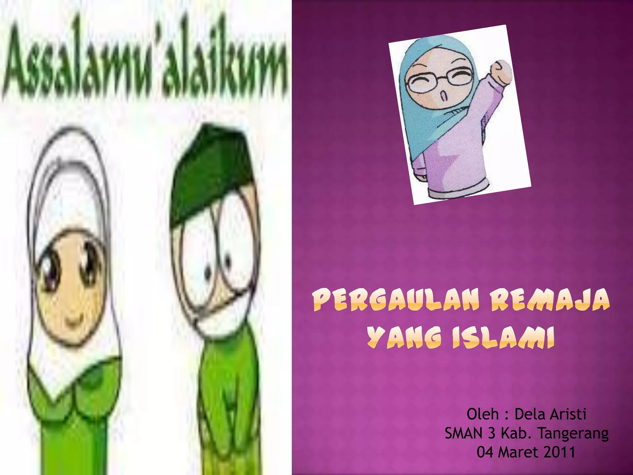Pergaulan remaja yang islami | PPTX