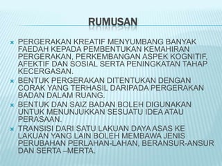 Pergerakan kreatif | PPTX