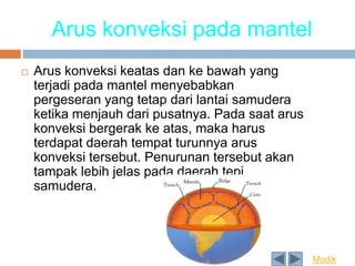 Pergerakan lempeng di kerak bumi | PPT