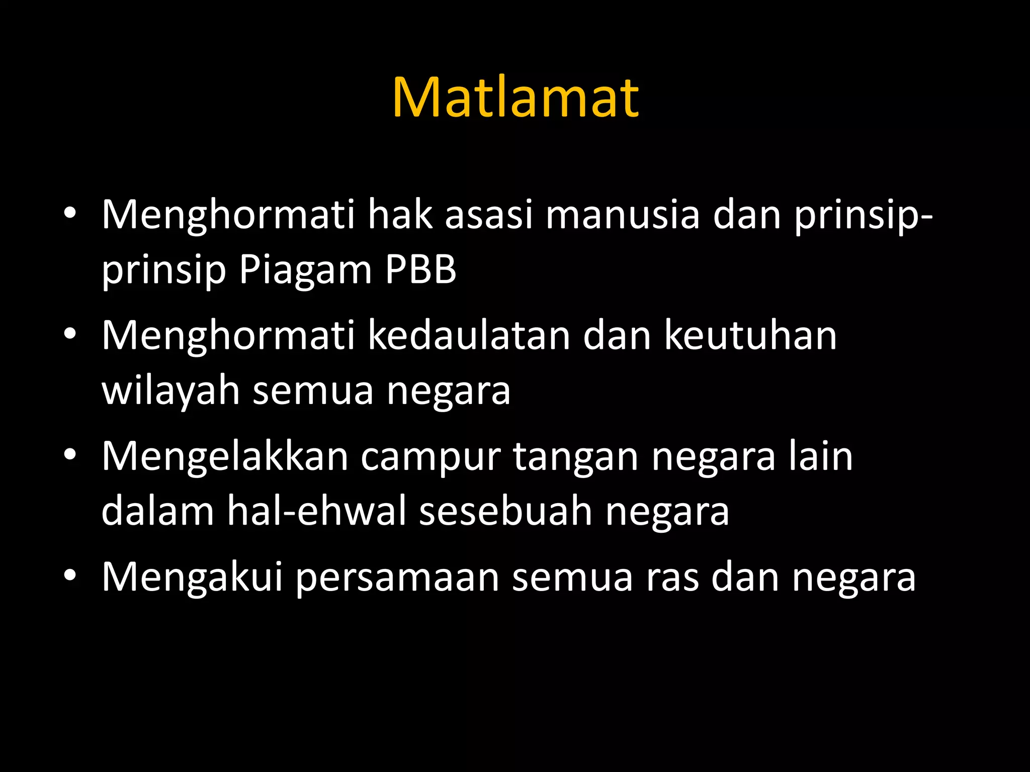 Pergerakan negara negara berkecuali (NAM) | PPTX