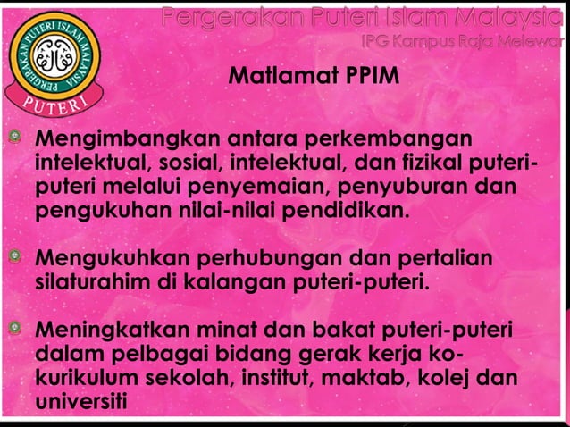 Pergerakan puteri islam | PPT