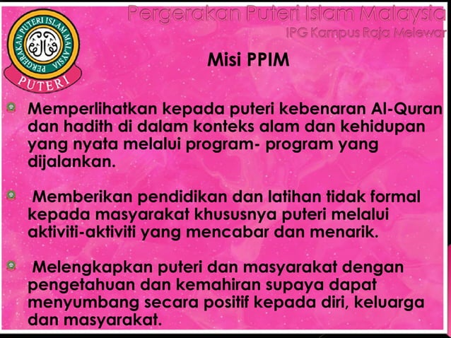 Pergerakan puteri islam | PPT
