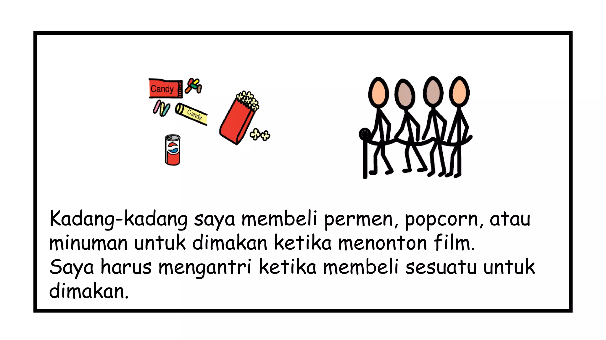Pergi ke bioskop (contoh social story) | PPT Pergi ke bioskop (contoh social story) | PPT