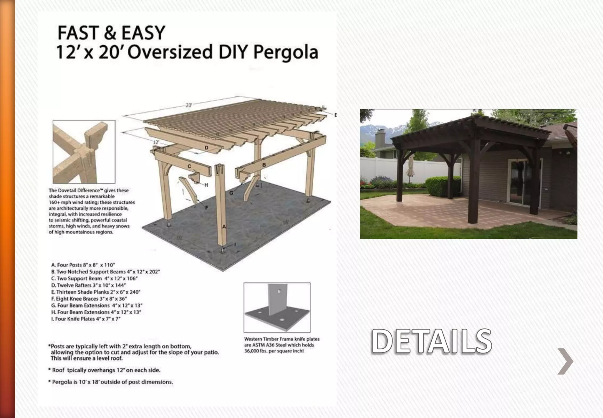 Pergola meaning, types, design and construction | PPTX