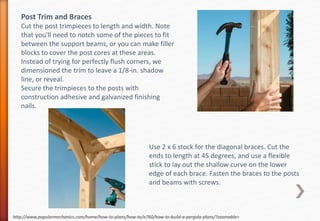 Pergola meaning, types, design and construction | PPTX