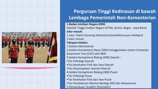 PERGURUAN TINGGI KEDINASAN.pptx