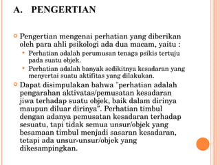 Perhatian Tugas Pendidikan | PPT