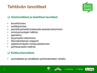 Perhe venäjä 7-9 | PPT