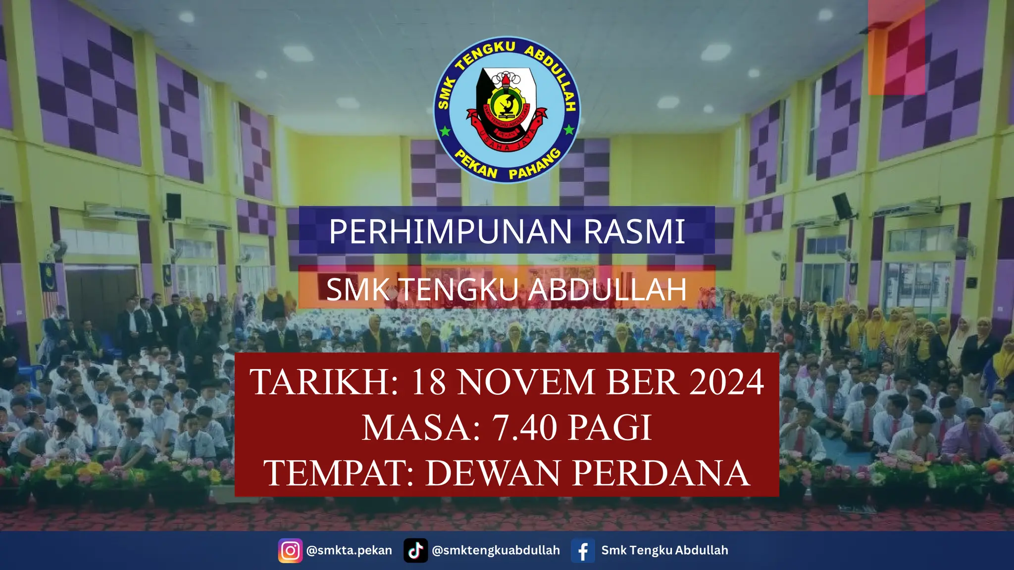 Contoh slide perhimpunan mingguan sekolah | PPTX