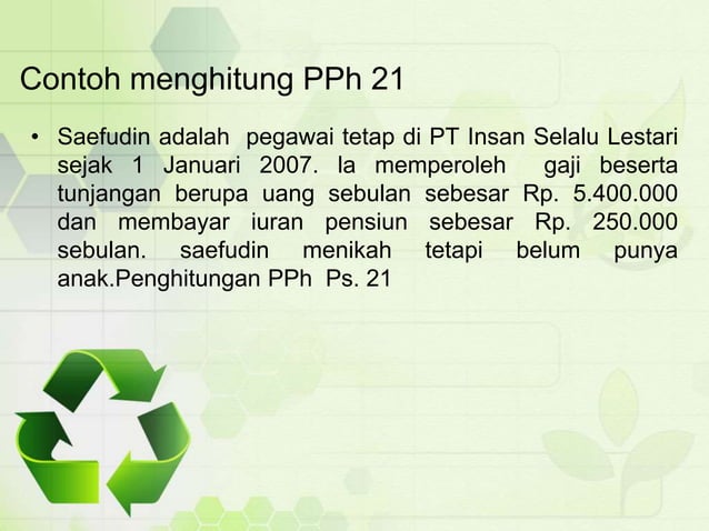 perhitungan-pph-21 bukti potong dan spt.ppt