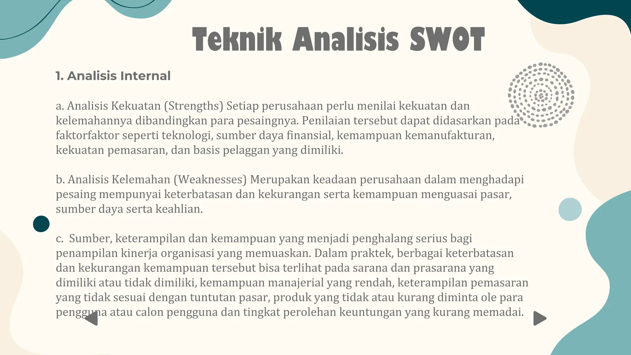 Perhitungan Analisis SWOT pada Perusahaan1.pptx