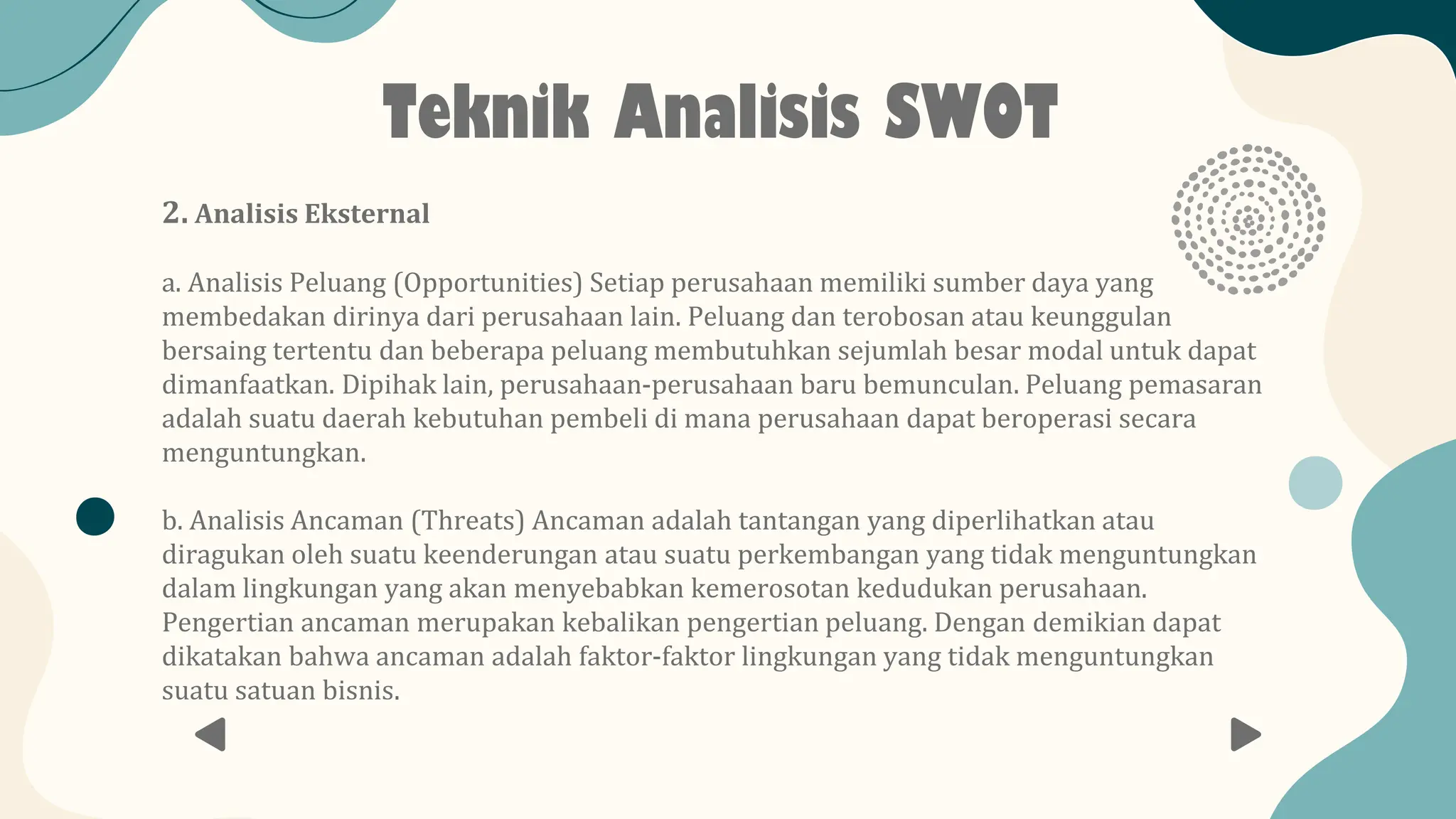 Perhitungan Analisis SWOT pada Perusahaan1.pptx