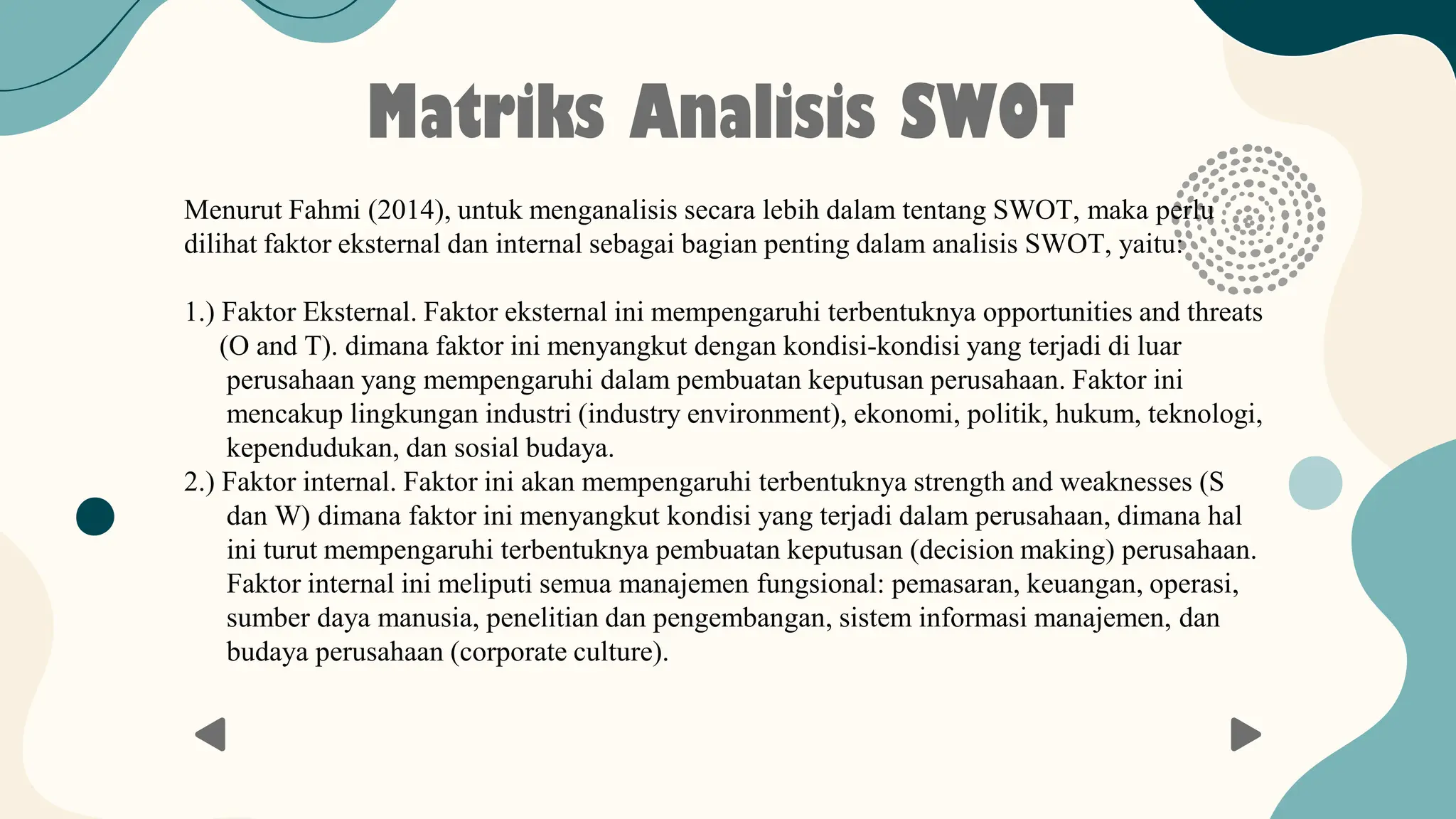 Perhitungan Analisis SWOT pada Perusahaan1.pptx
