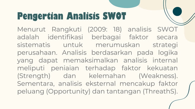 Perhitungan Analisis SWOT pada Perusahaan1.pptx