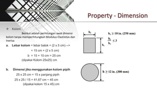 Perhitungan awal dimensi.pptx