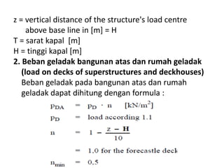 Perhitungan Beban Kapal | PPTX