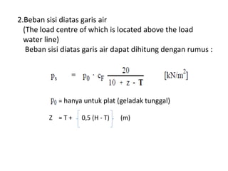 Perhitungan Beban Kapal | PPTX