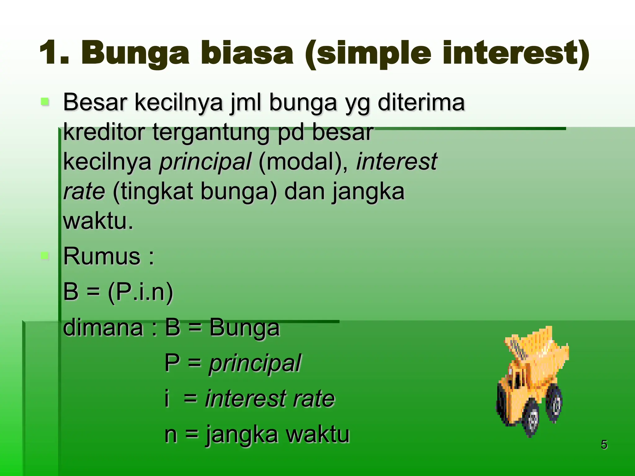 Perhitungan Bunga dan Nilai Uang (mankeu).ppt