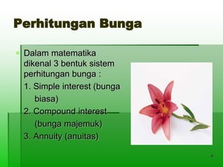 Perhitungan Bunga dan Nilai Uang (mankeu).ppt
