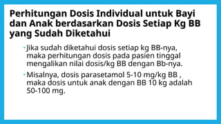 PERHITUNGAN_DOSIS obat PERHITUNGAN_DOSIS obat | PPT