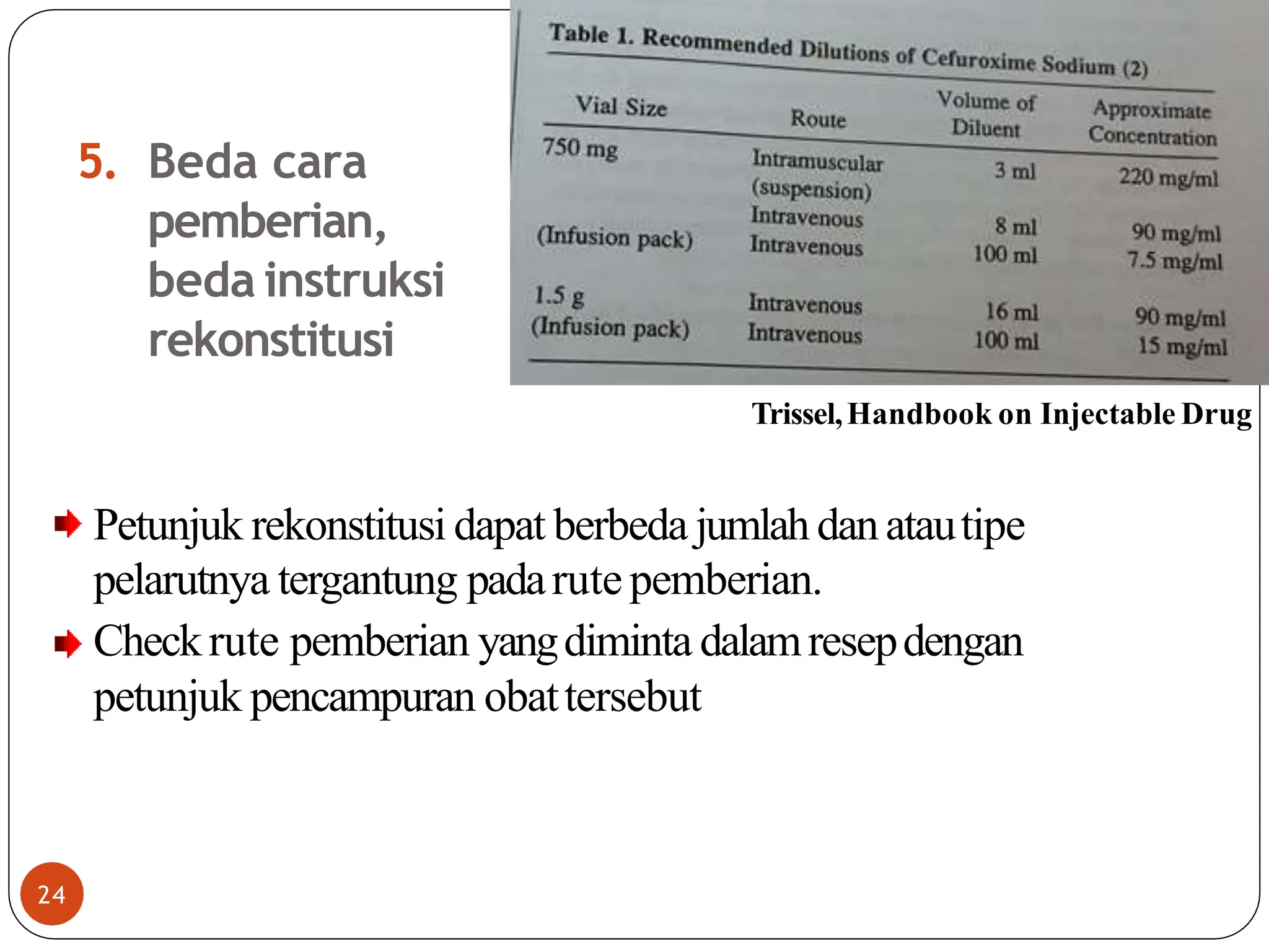 perhitungan FARMASI DAN PENCAMPURAN SEDIAAN INTRAVENA PADA CRITICALLY ...
