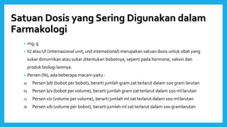 Perhitungan Dosis Obat.ppt