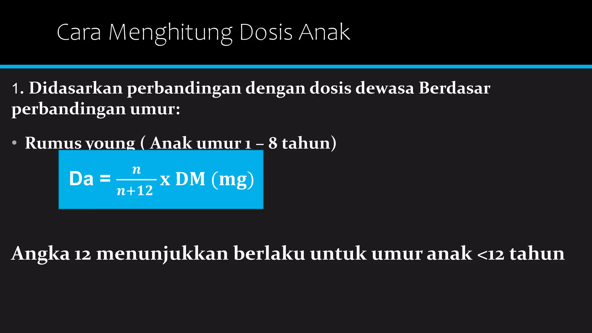 PERHITUNGAN DOSIS OBAT KELOMPOK 5 FARMAKO.pptx