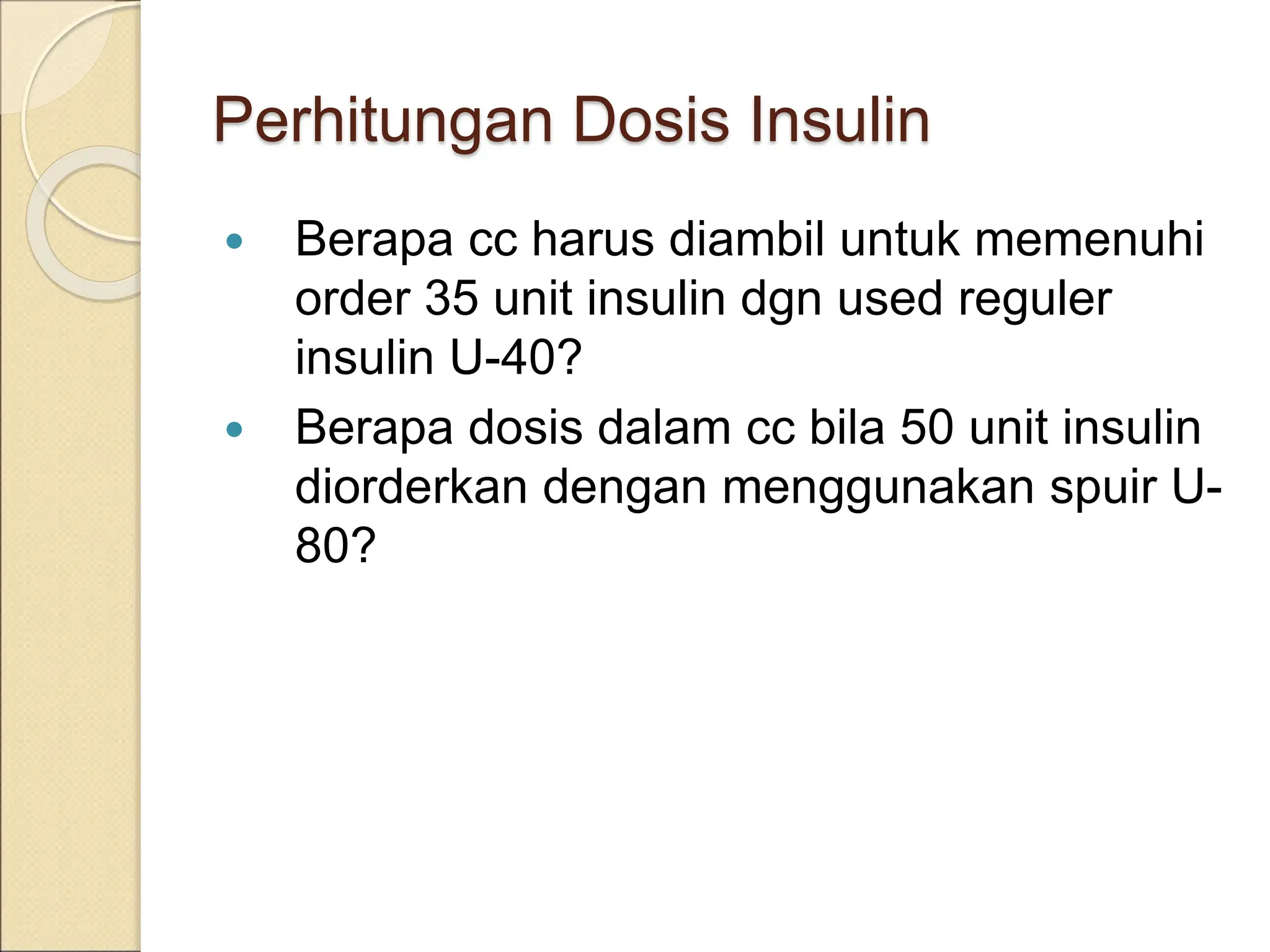 CARA PERHITUNGAN DOSIS UNTUK SMK FARMASI | PPT