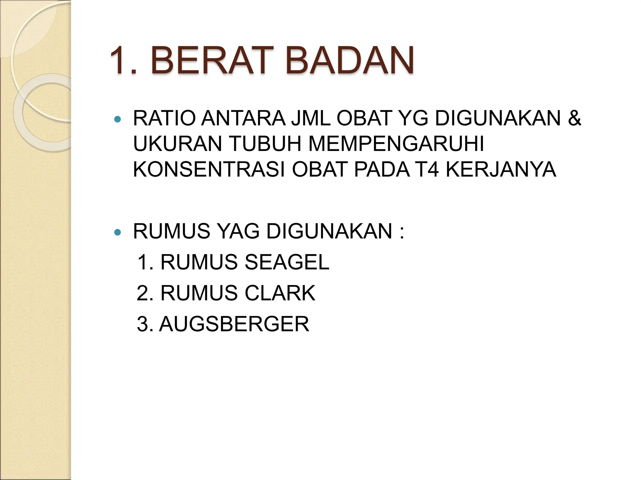 CARA PERHITUNGAN DOSIS UNTUK SMK FARMASI | PPT