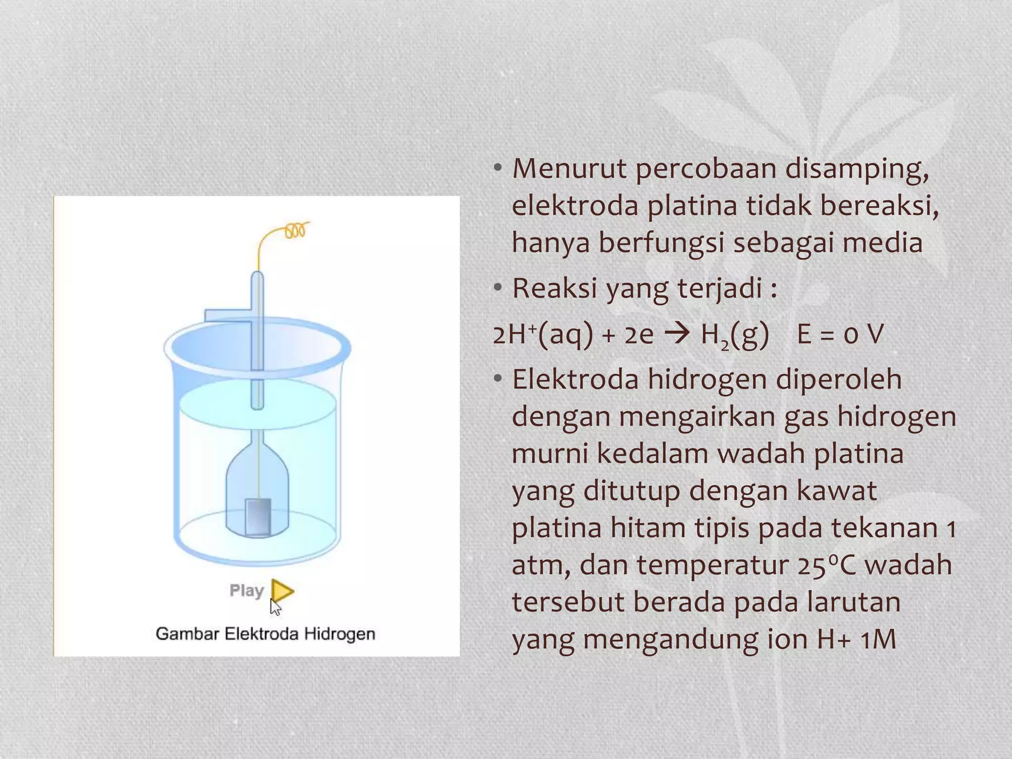 Perhitungan elektrokimia | PPTX