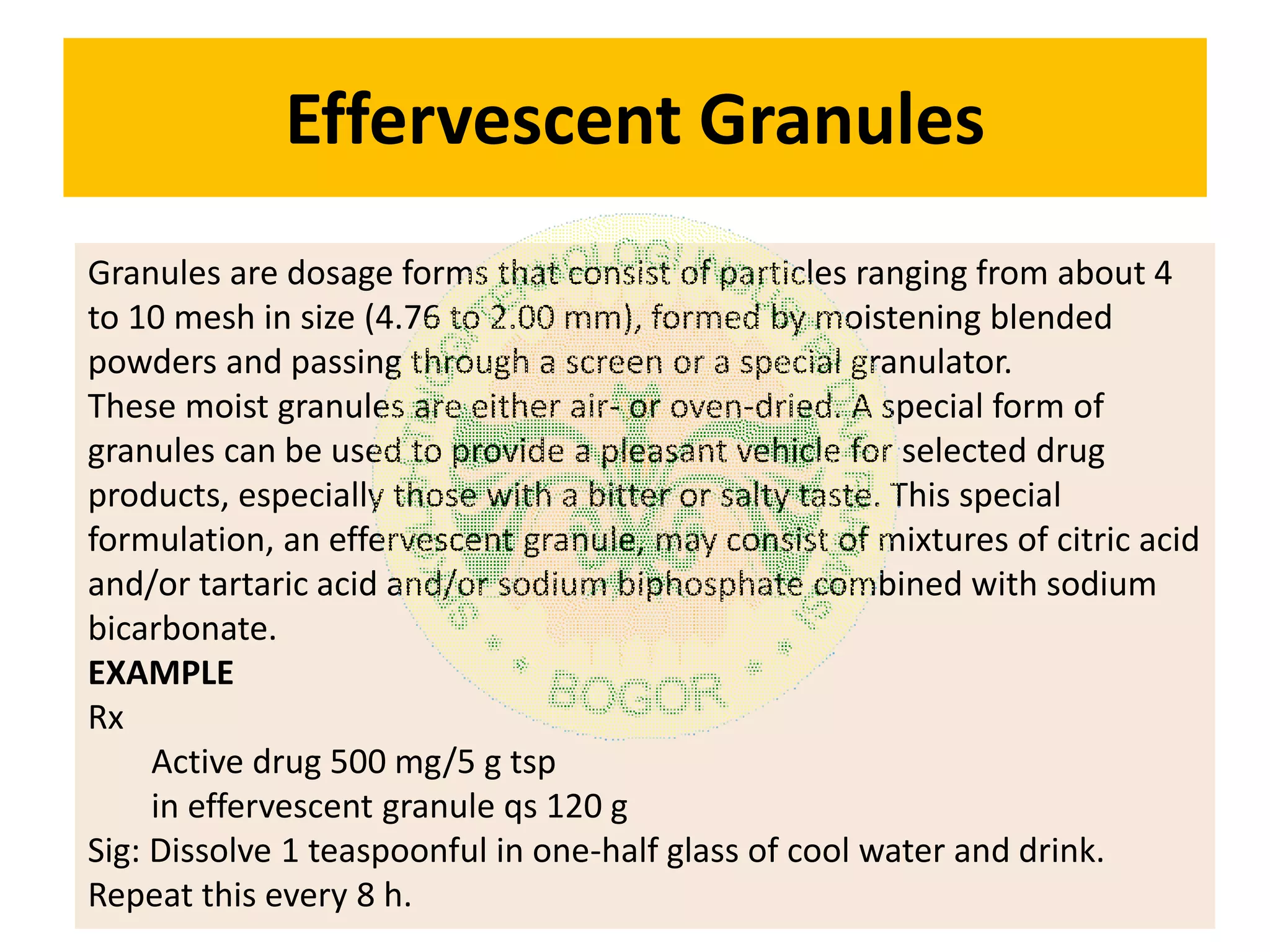 PERHITUNGAN FORMULASI EFFERVECENT | PDF