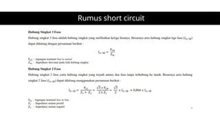 Perhitungan Hubung Singkat dan relay arus lebih.pptx