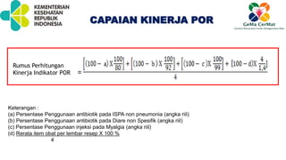 Perhitungan indikator por 2019 | PPTX