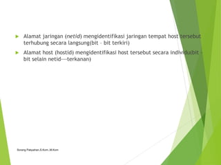 Perhitungan IP Address, Untuk mata kuliah rpl | PPT