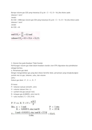 Perhitungan kimia 1 | DOCX