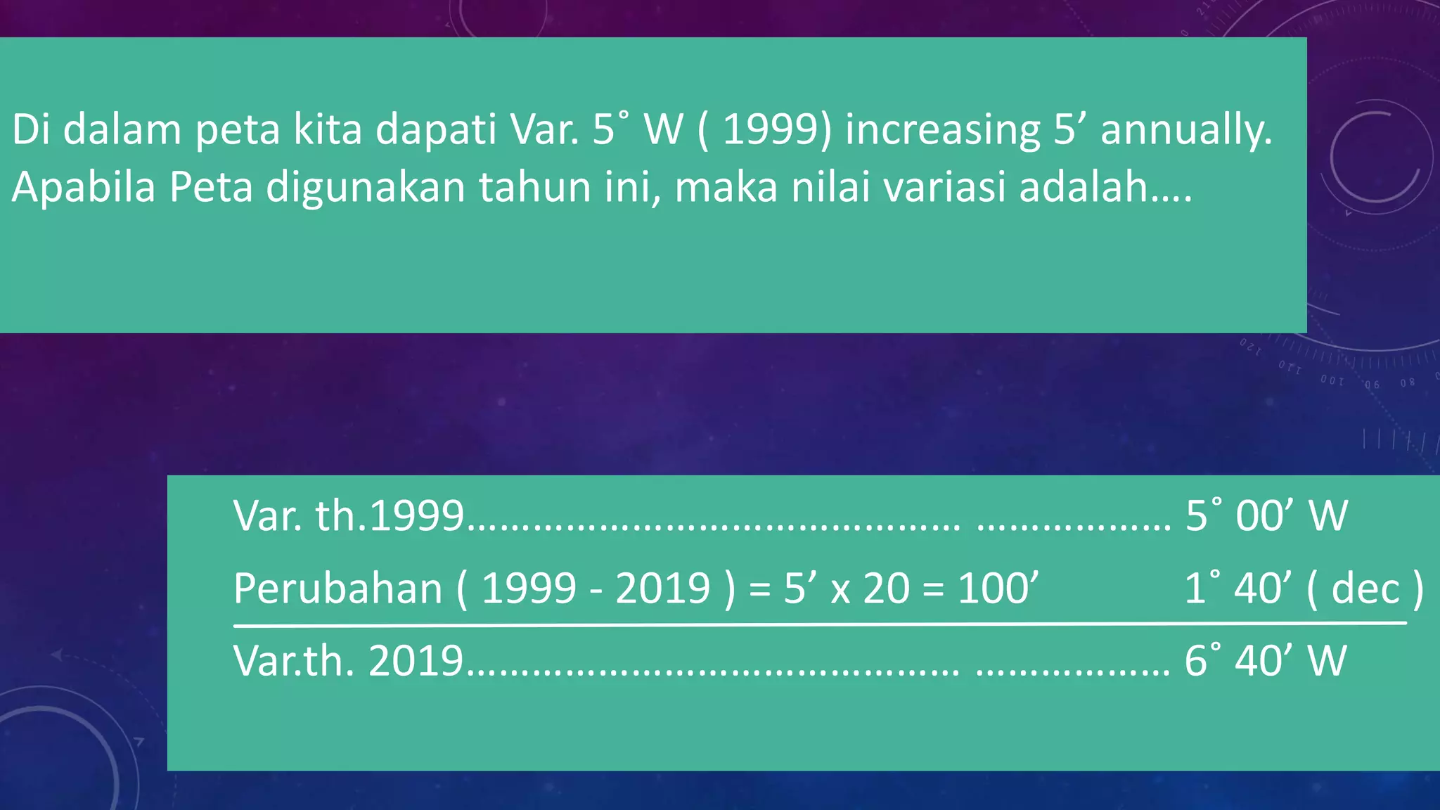 Perhitungan nilai variasi | PPTX