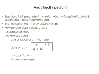 Perhitungan Obat pada Anak | PPT