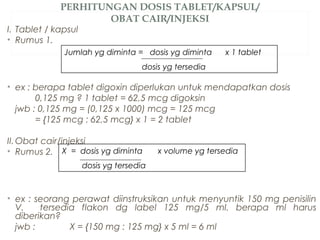 Perhitungan Obat pada Anak