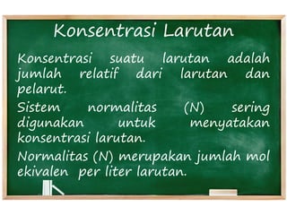 Perhitungan Pembuatan Larutan Pereaksi | PPTX