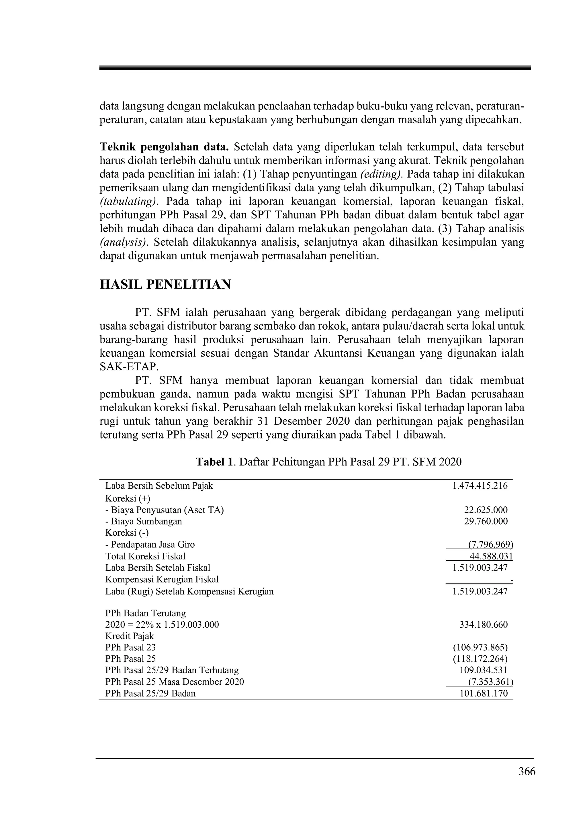 perhitungan spt pph badan dan rekonsiliasi fiskal update | PDF